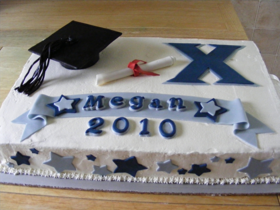 Xavier Univ Grad Cake - CakeCentral.com