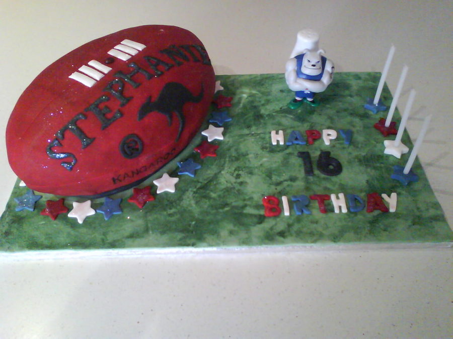 Aussie Rules Football - CakeCentral.com