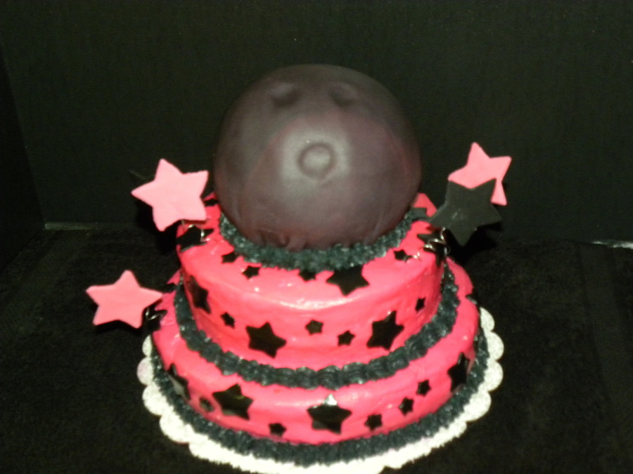 Bowling Ball Birthday Cake - CakeCentral.com
