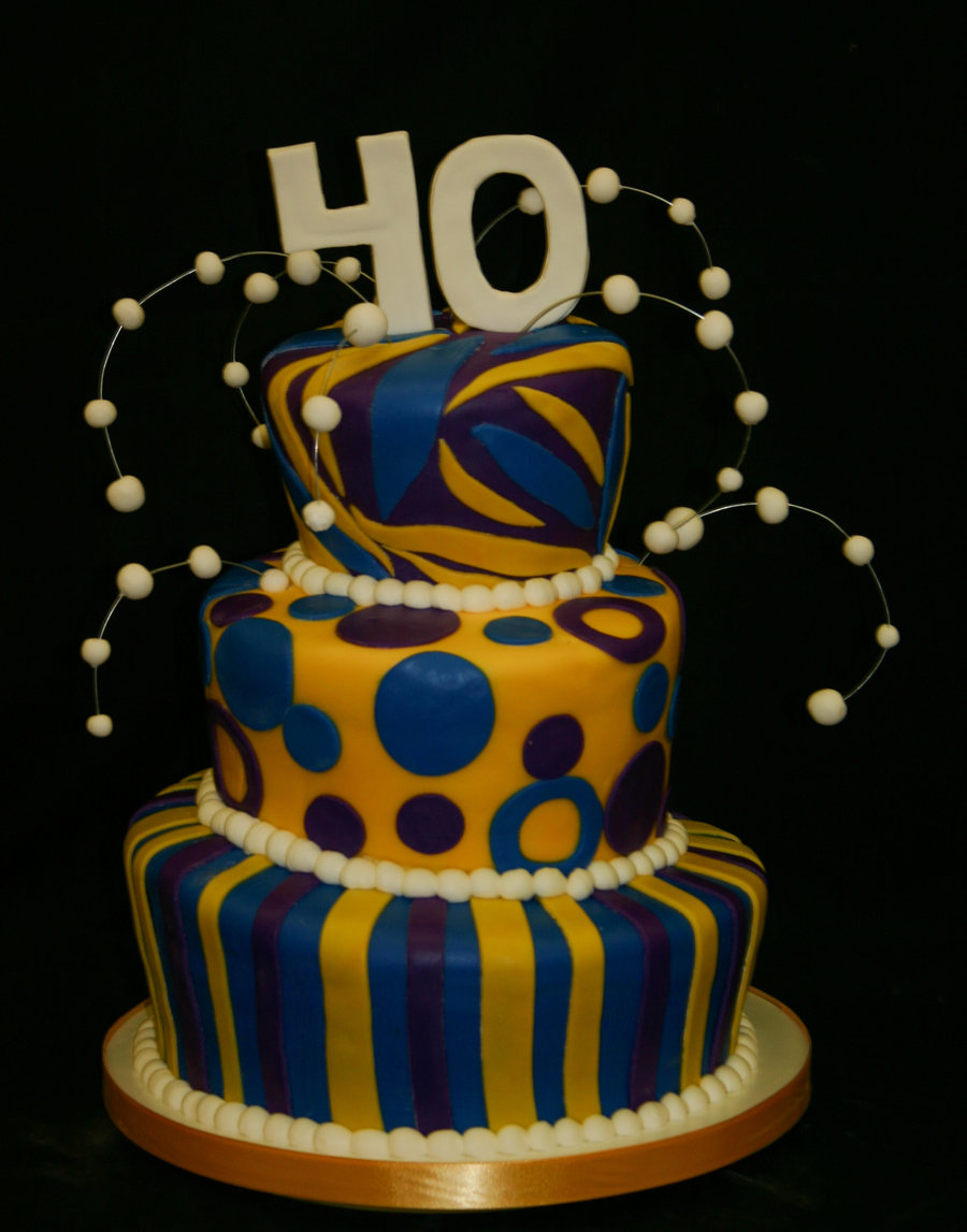 40 Birthday - CakeCentral.com