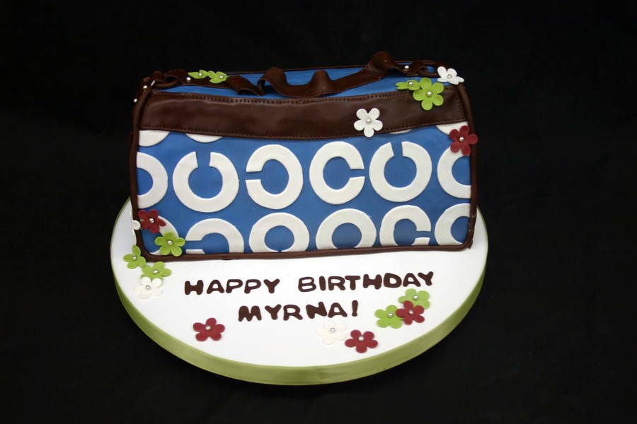 Purse Birthday Cake - CakeCentral.com