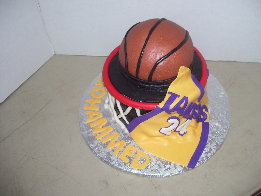 Lakers Cake - CakeCentral.com