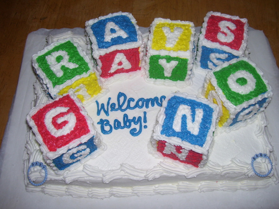 Welcome Baby Grayson - CakeCentral.com