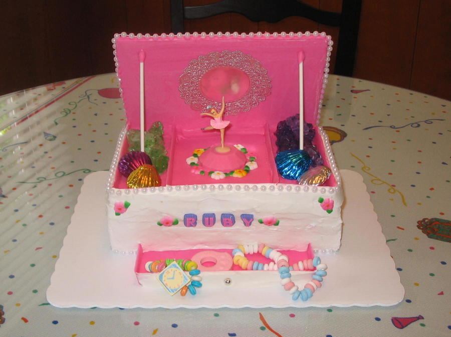 Jewelry Box Birthday Cake - CakeCentral.com