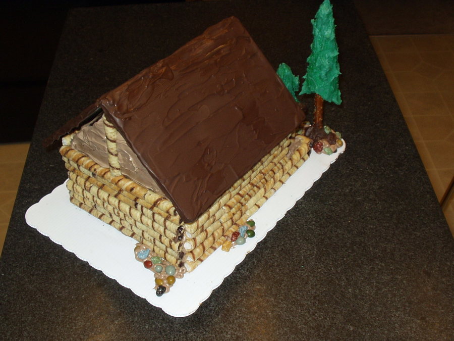 2008 Cabin Cake - CakeCentral.com