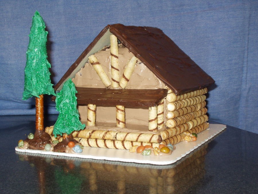 2008 Cabin Cake - CakeCentral.com