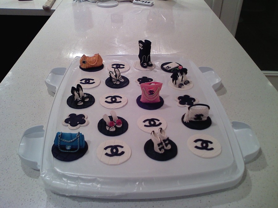 Chanel Cupcake Toppers - CakeCentral.com