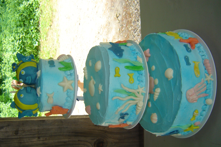 Fish Wedding Cake - CakeCentral.com