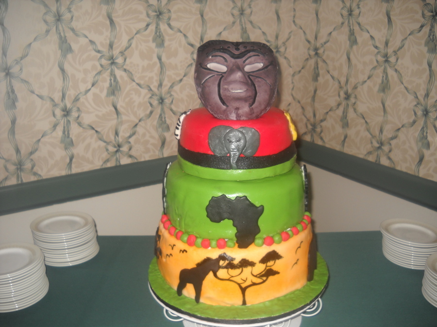 African Themed Cake - CakeCentral.com