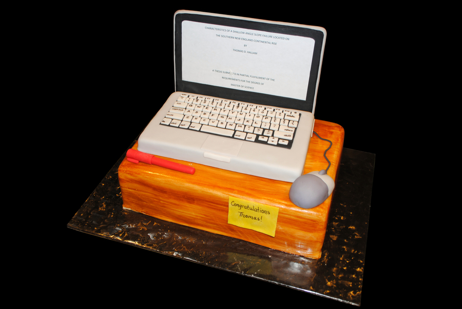 Mac Laptop Cake - CakeCentral.com