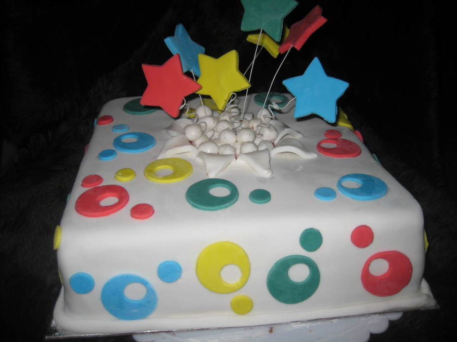 Bright Birthday Cake - CakeCentral.com