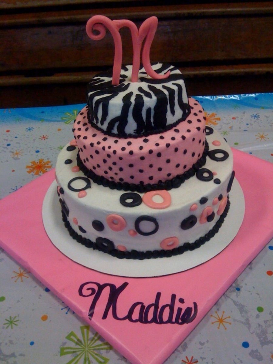 Pink Zebra Cake - CakeCentral.com