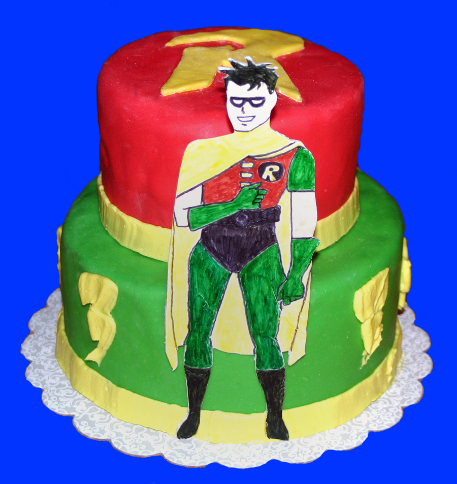 Robin Birthday Cake - CakeCentral.com