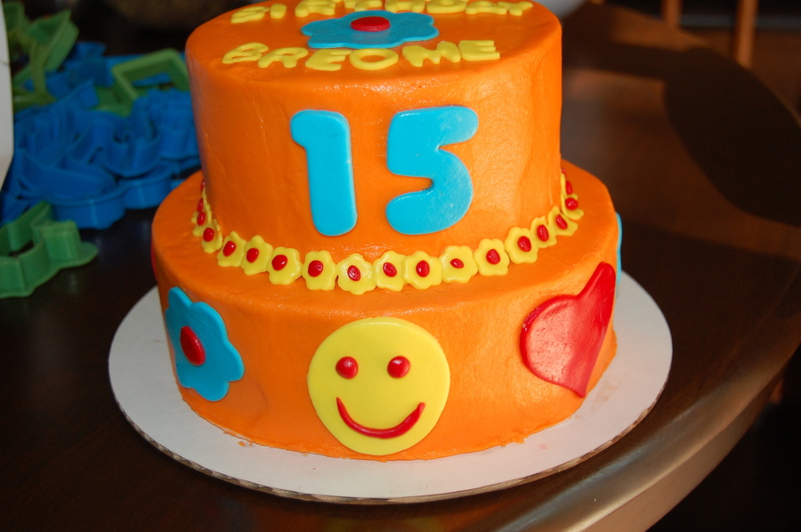 15 Year Old Birthday Cake! - CakeCentral.com