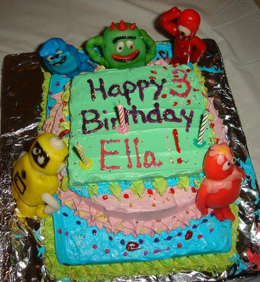 Yo Gabba Gabba Cake - CakeCentral.com