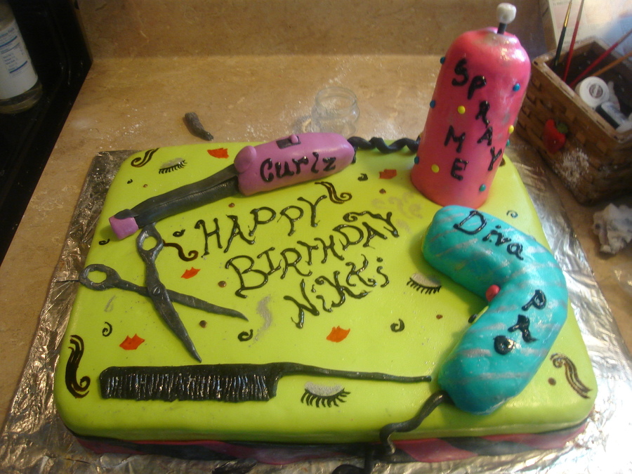 Beautician Cake - CakeCentral.com