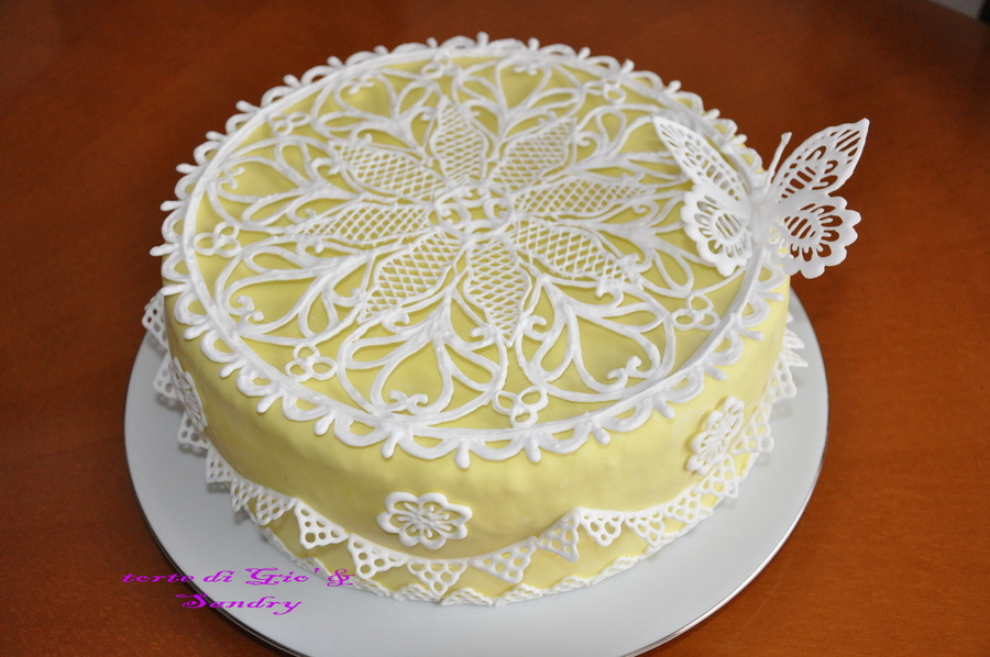 Filigree Butterfly - CakeCentral.com