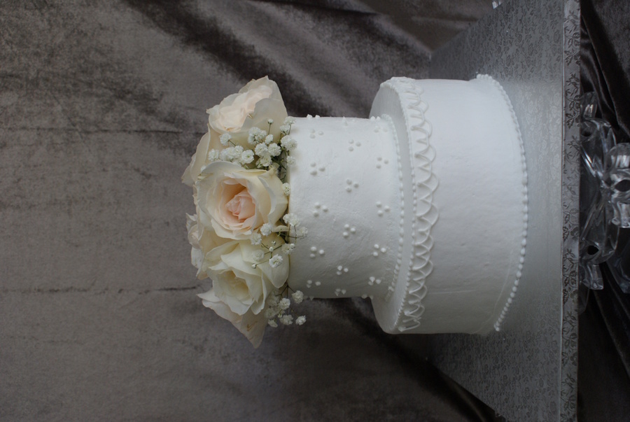 Practice Wedding Cake - CakeCentral.com