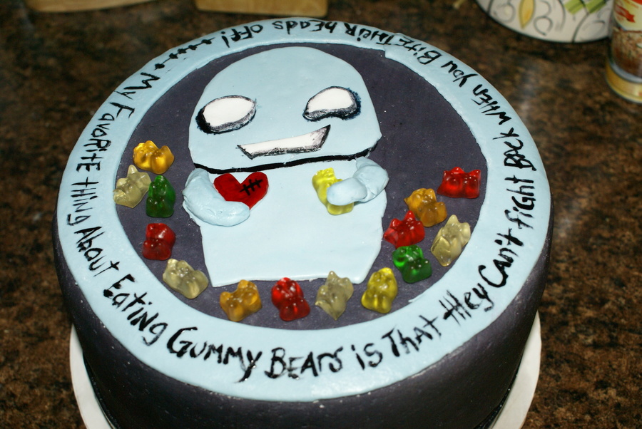 Emo Cartoon Cake - CakeCentral.com