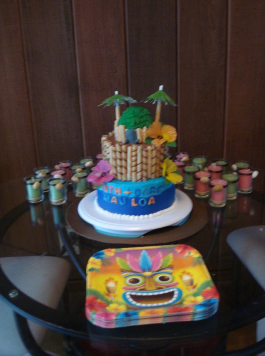Luau / Tiki Cake - CakeCentral.com