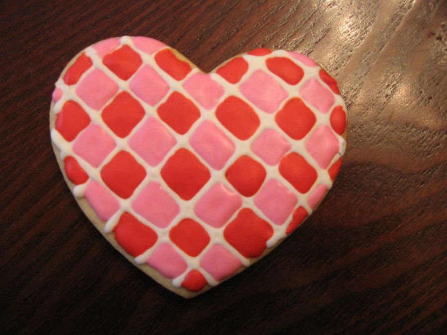 Checkerboard Heart - CakeCentral.com