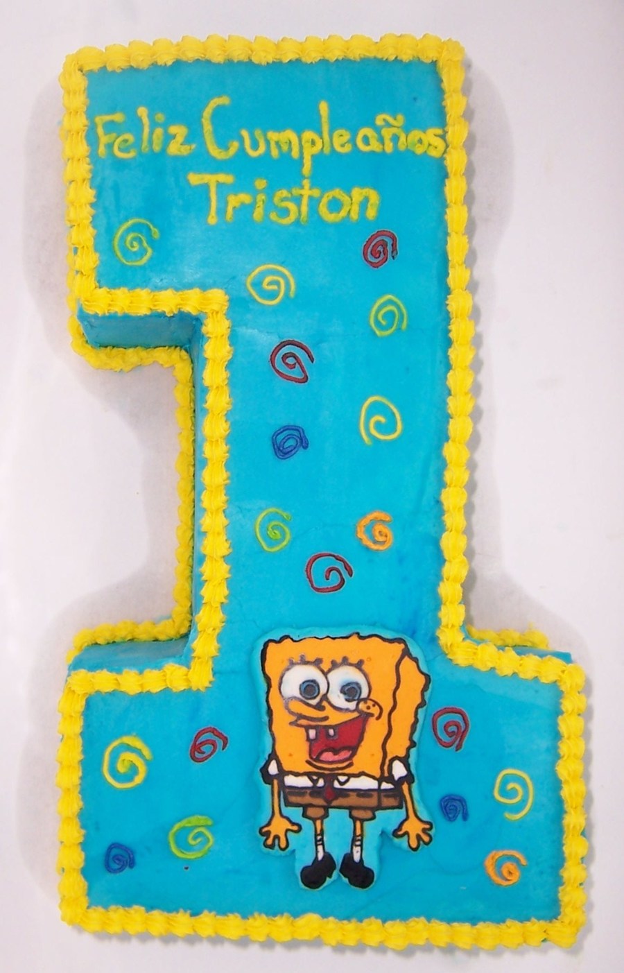 Number 1 Spongebob - CakeCentral.com