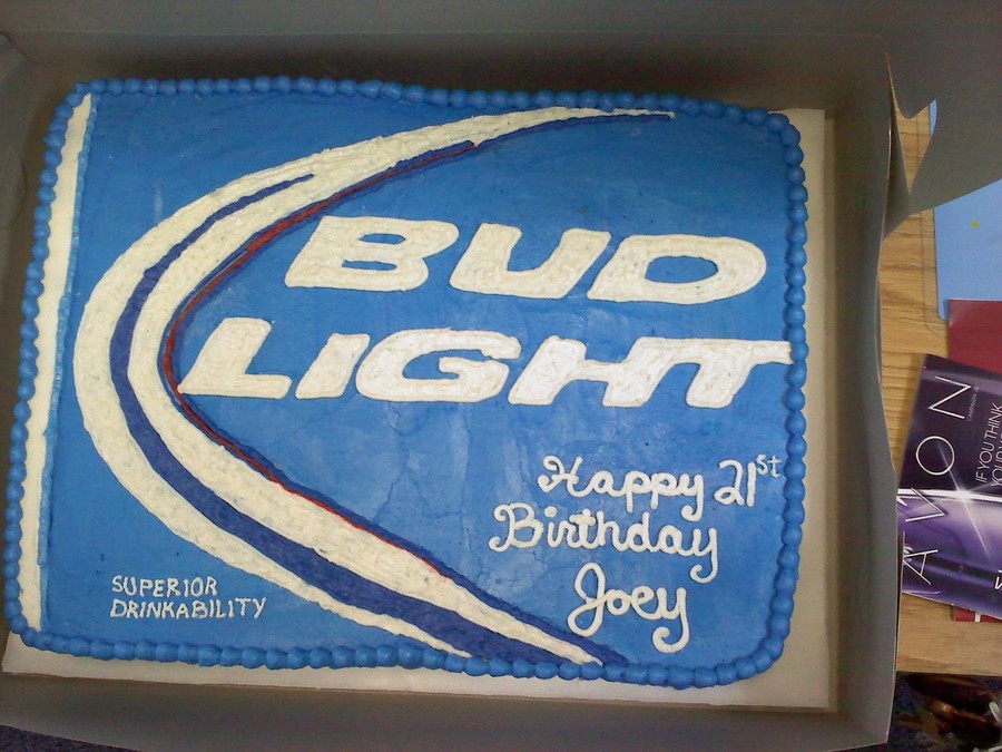 Bud Light Beer Cake - CakeCentral.com
