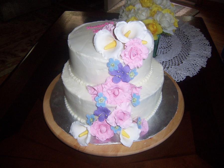 Grandmother's 86Th Birthday Cake - CakeCentral.com
