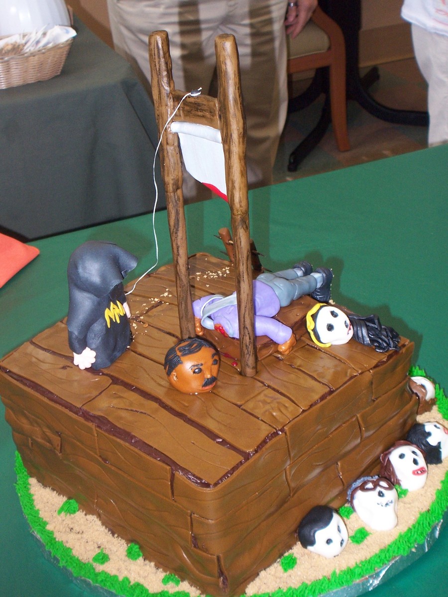Guillotine Cake - CakeCentral.com