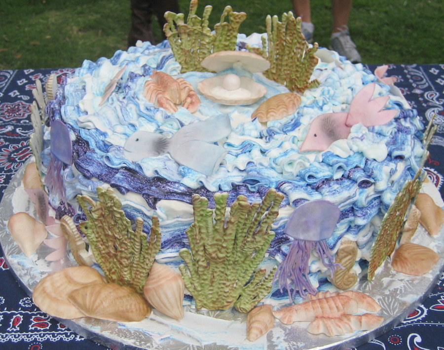 Ocean Underwater Cake - CakeCentral.com