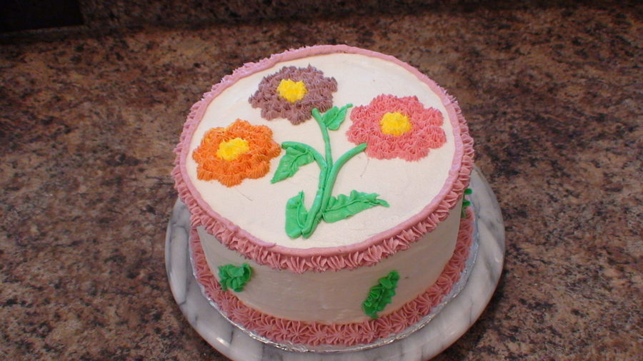 Fist Decorated Cake Ever - CakeCentral.com