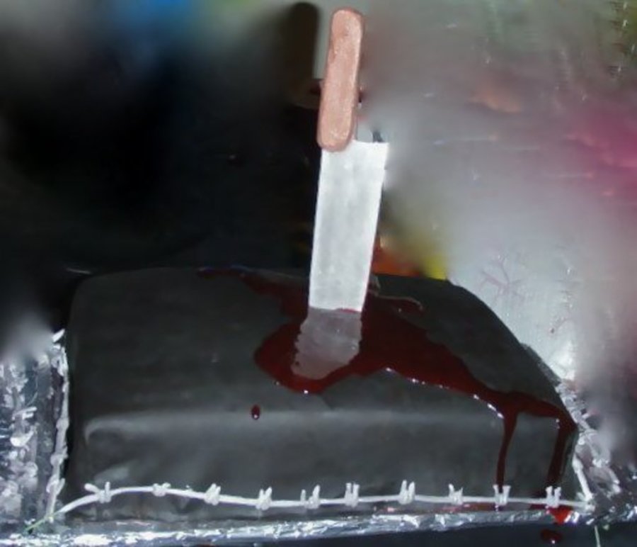 Slasher Cake - CakeCentral.com