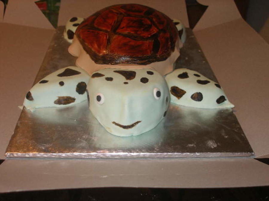Sea Turtle Cake - CakeCentral.com