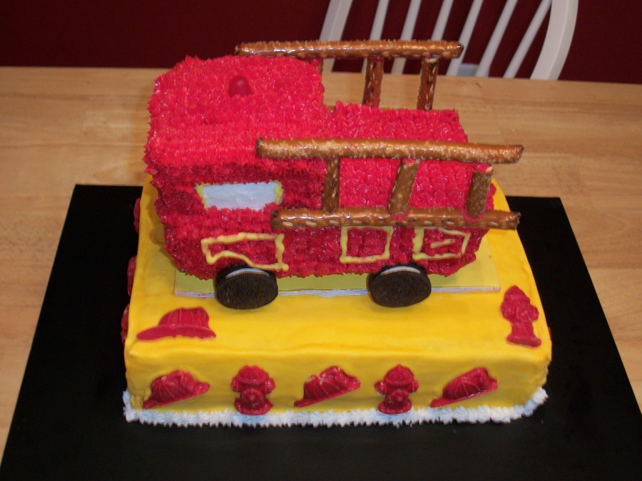 Fire Truck Cake - CakeCentral.com