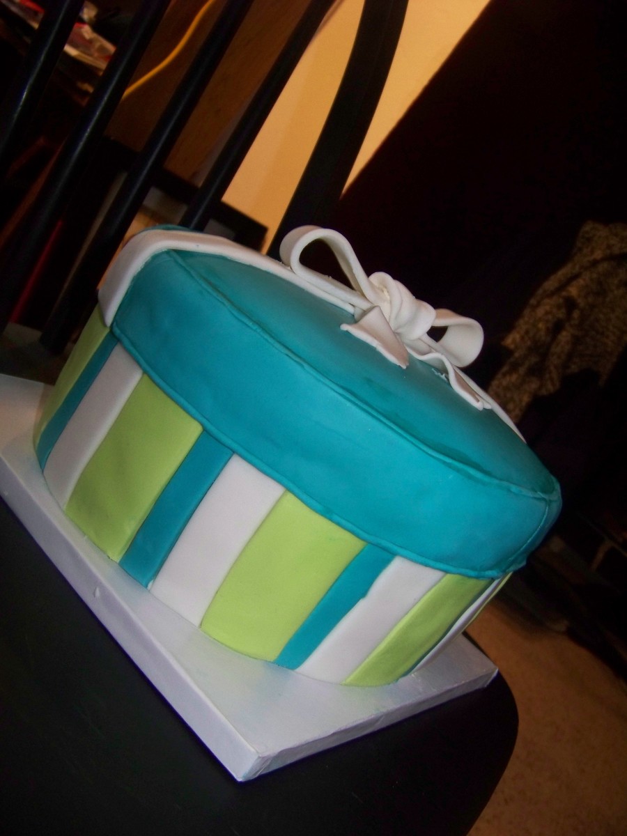 Hat Box Cake - CakeCentral.com