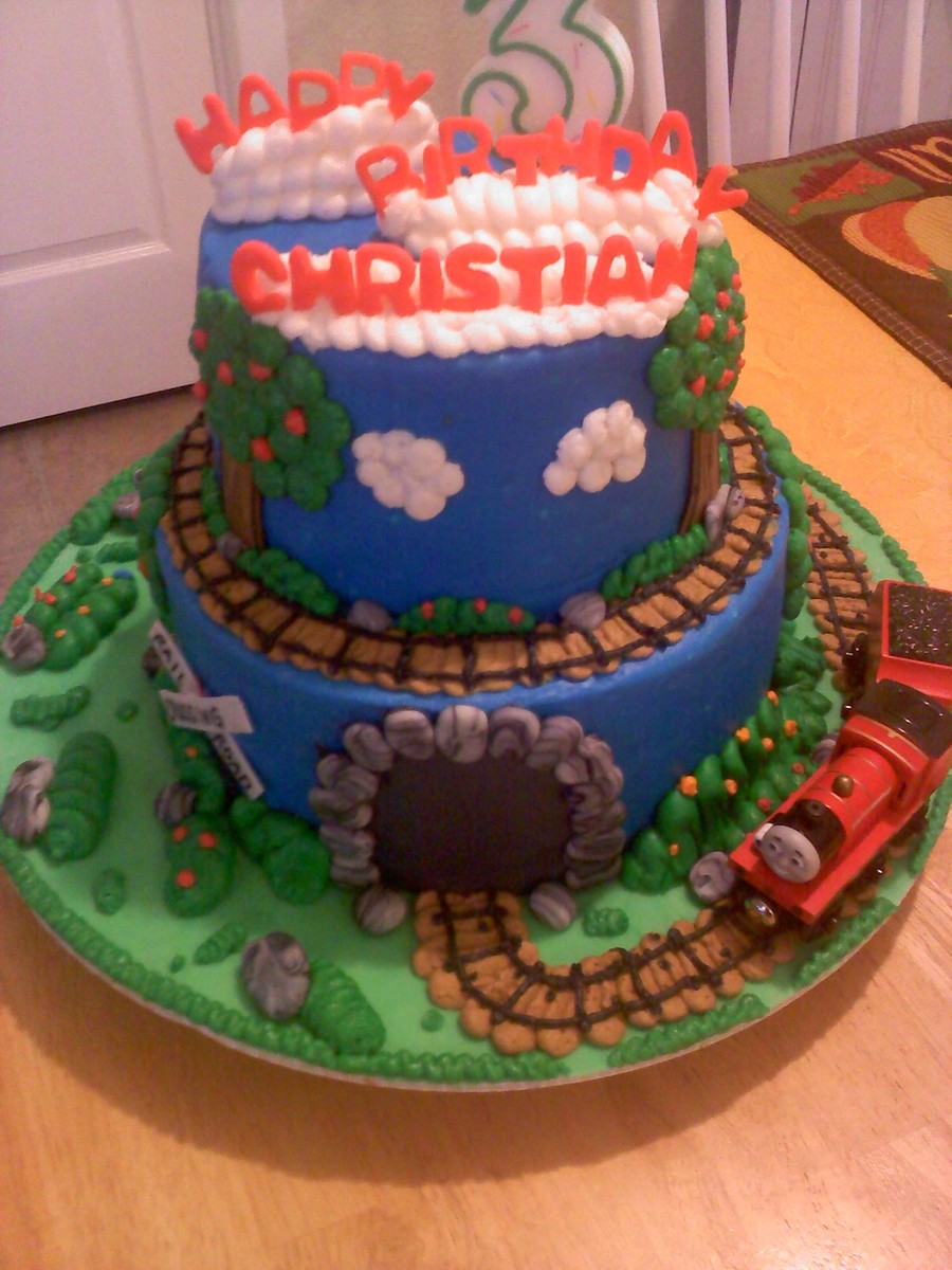 Thomas The Train Birthday Cake - CakeCentral.com