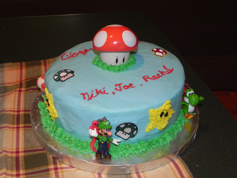 Mario Brothers Graduation Cake - CakeCentral.com