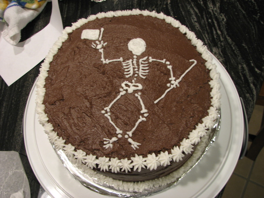 Dancing Skeleton - CakeCentral.com