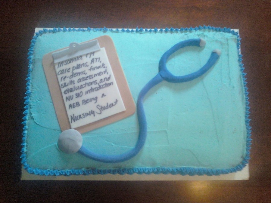 Nursing Care Plan Cake - CakeCentral.com