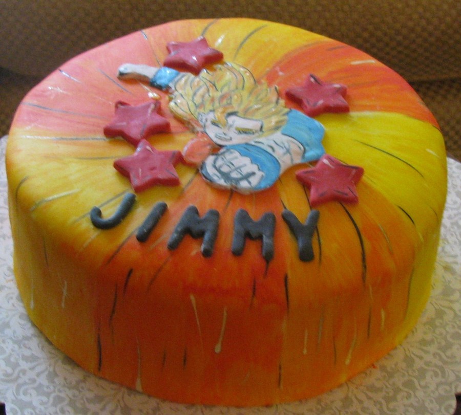Dragon Ball Z Birthday Cake - CakeCentral.com