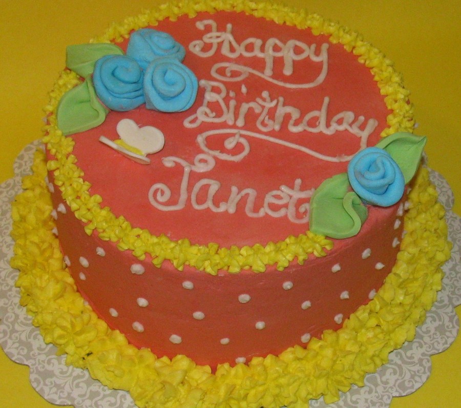 Janet's Birthday Cake - CakeCentral.com