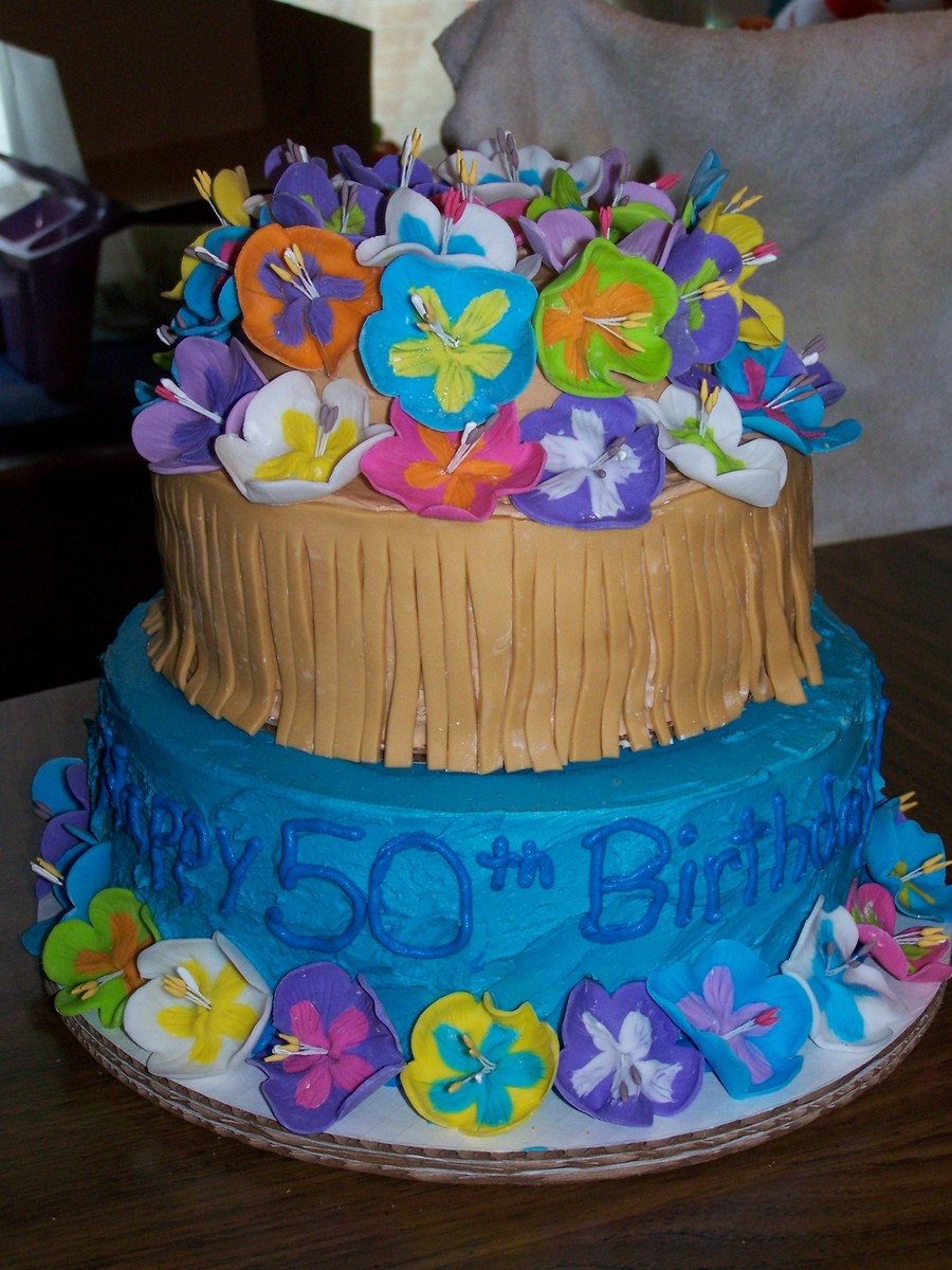 Luau Cake - CakeCentral.com