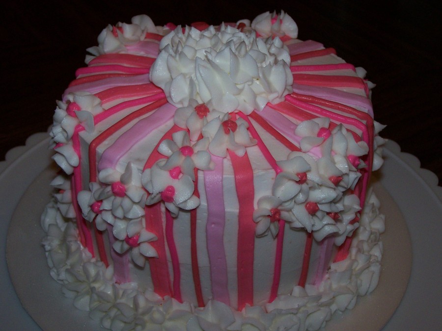 Pink Smash Cake - CakeCentral.com