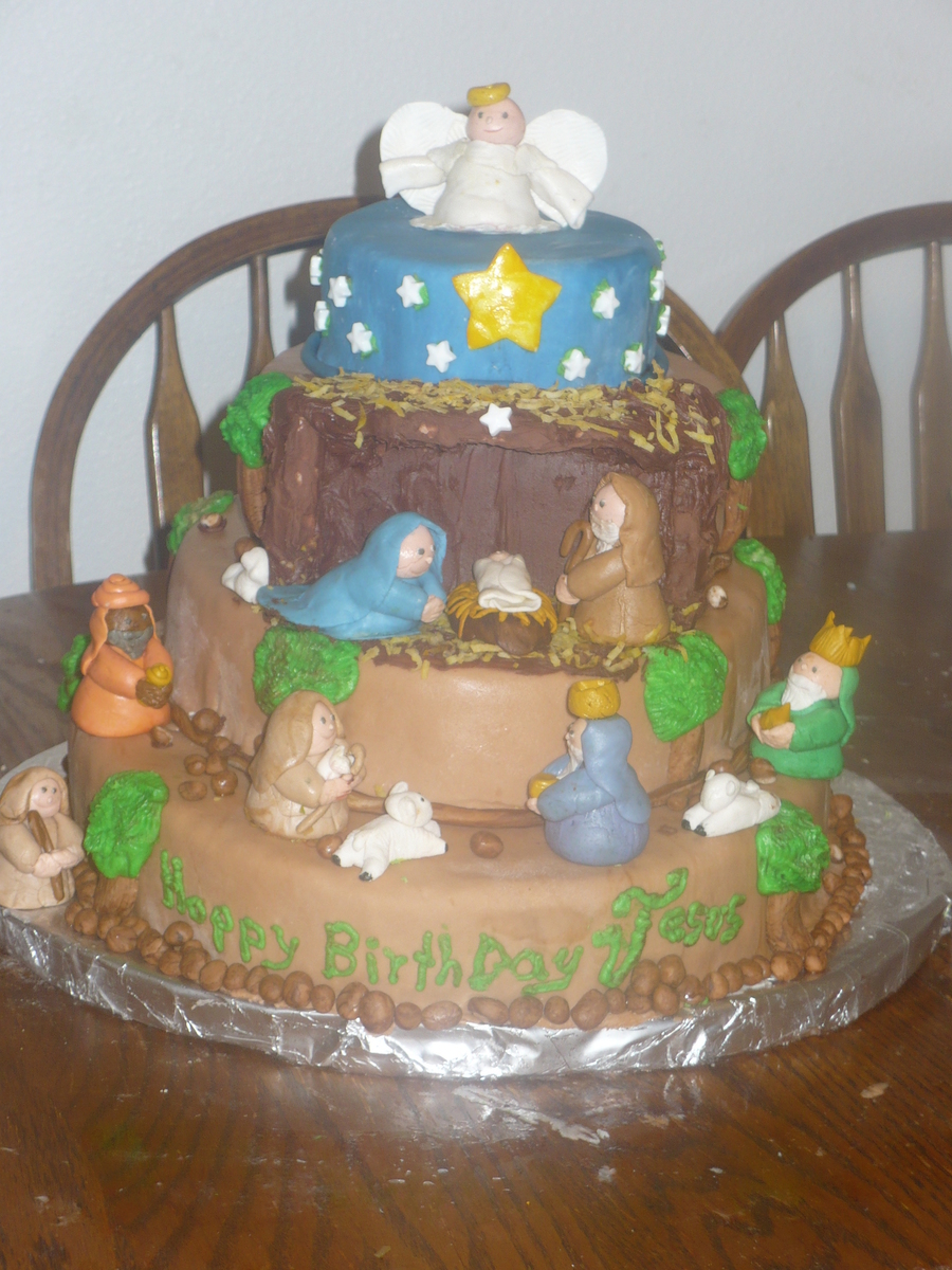 Nativity Cake - CakeCentral.com