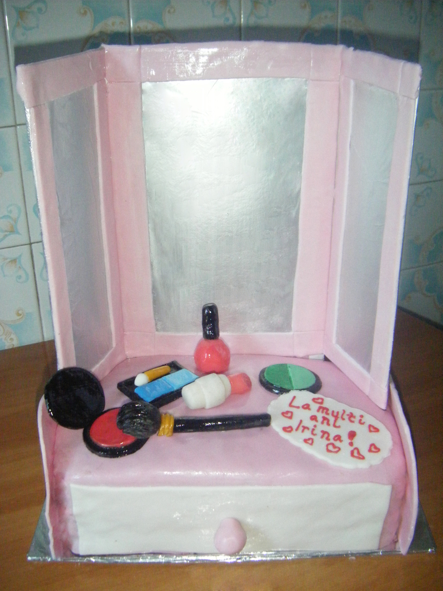 Dressing Table Cake - CakeCentral.com