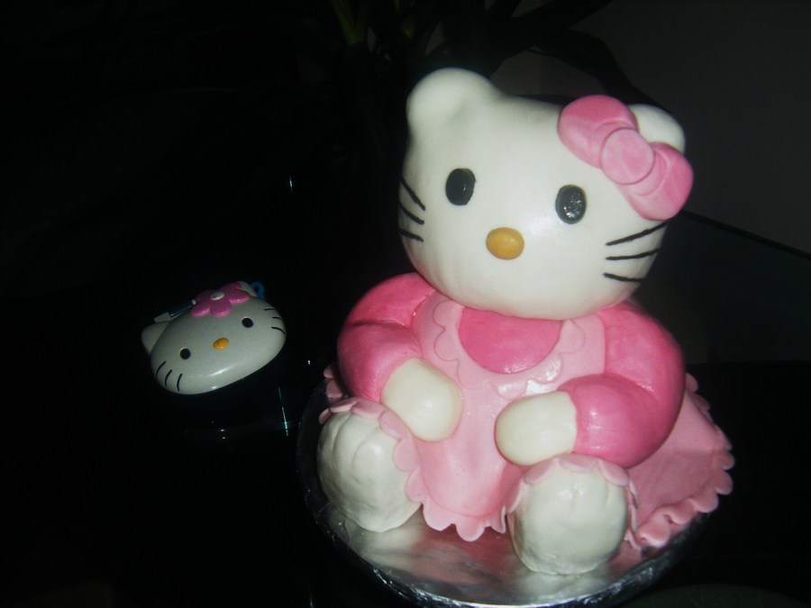 Helllo Kitty - CakeCentral.com