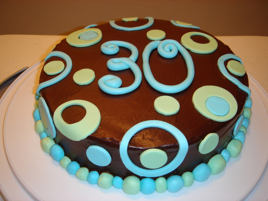 Fun 30Th Birthday Cake - CakeCentral.com