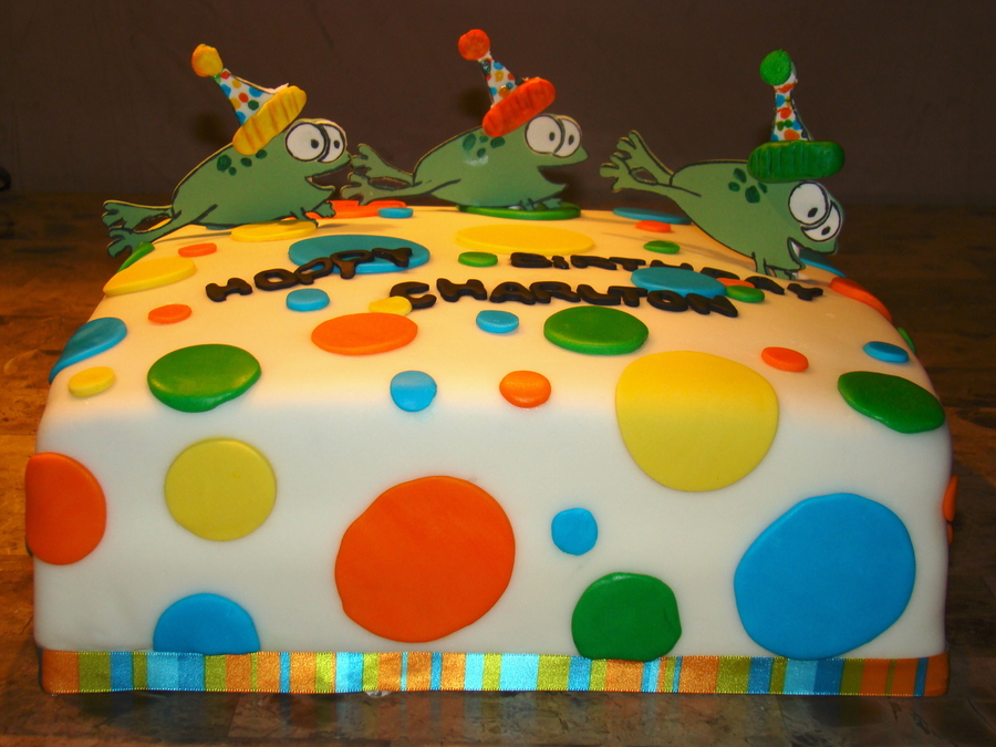 Froggy Birthday Fun! - CakeCentral.com