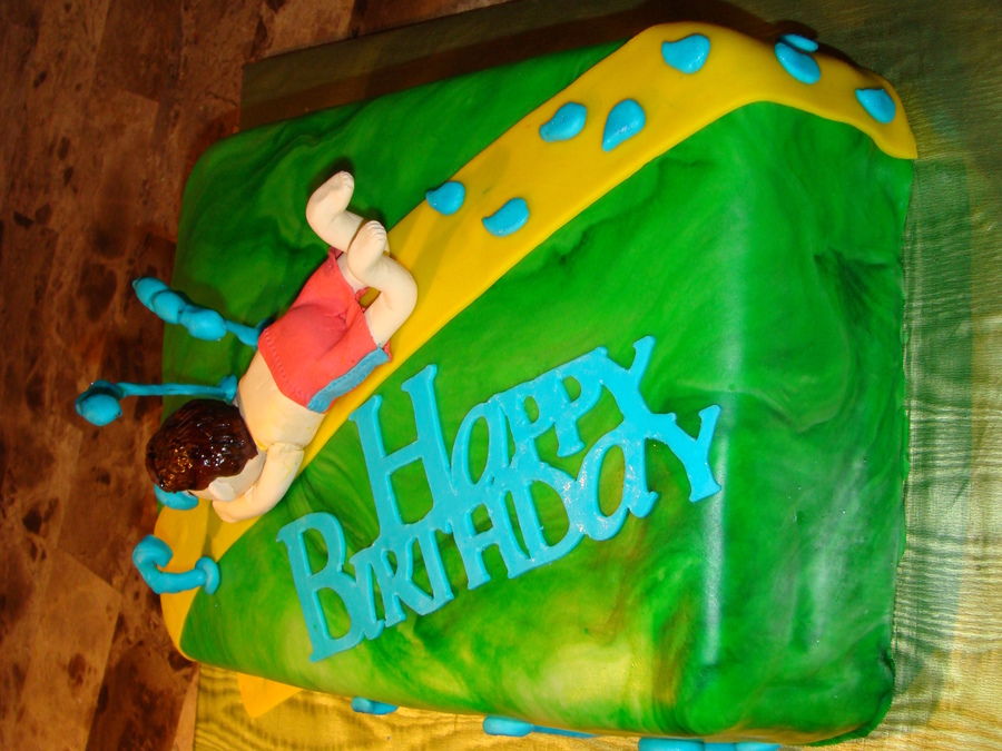 Slip N Slide Cake - CakeCentral.com