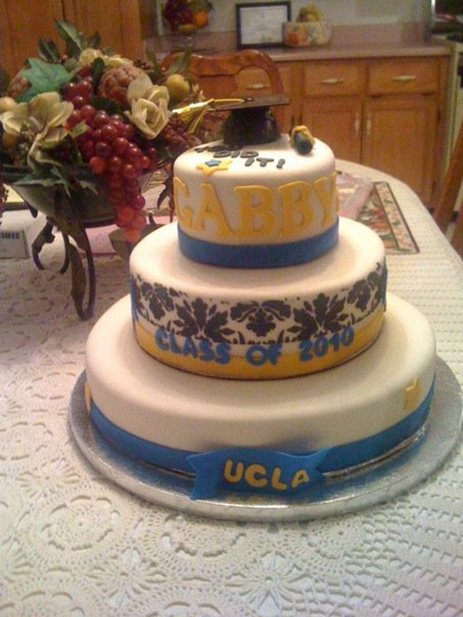 Ucla Graduation Cake - CakeCentral.com